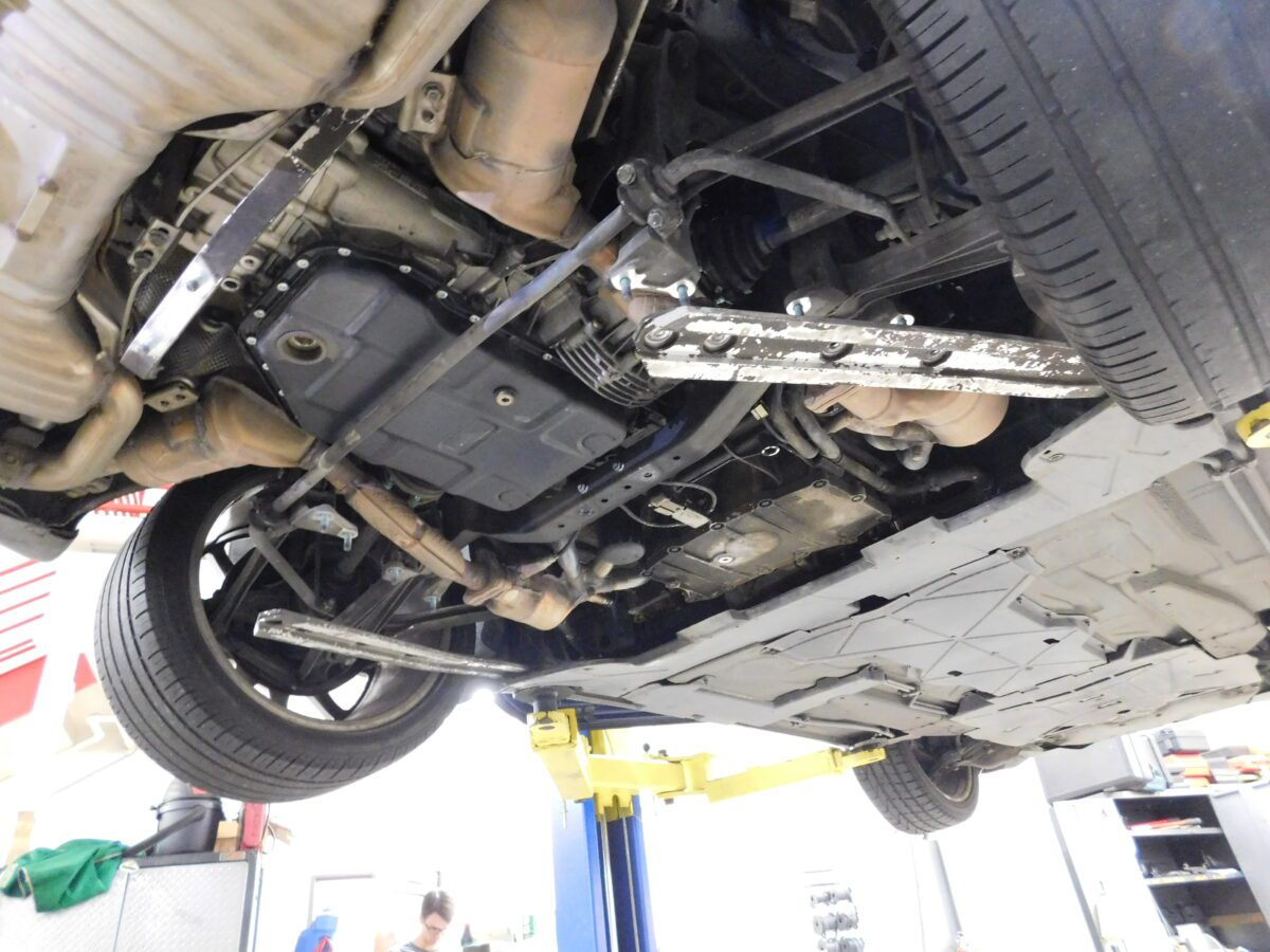 How do I fix a rusty exhaust system?